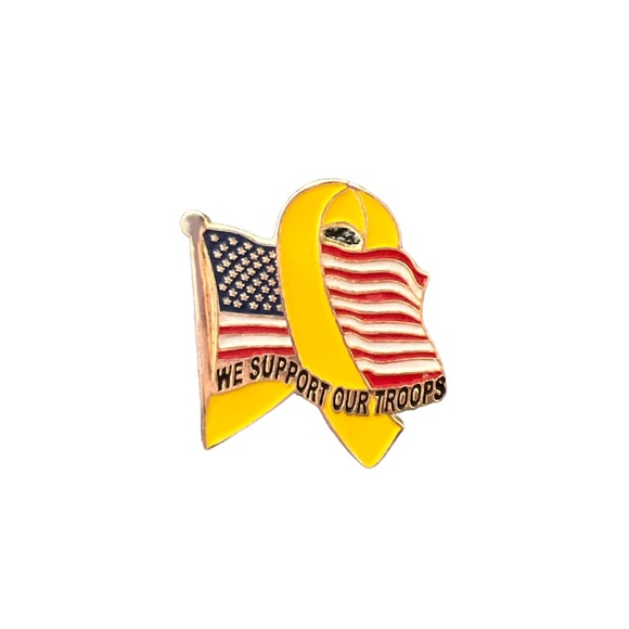 Jewelry | American Flag Yellow Ribbon Pin | Poshmark